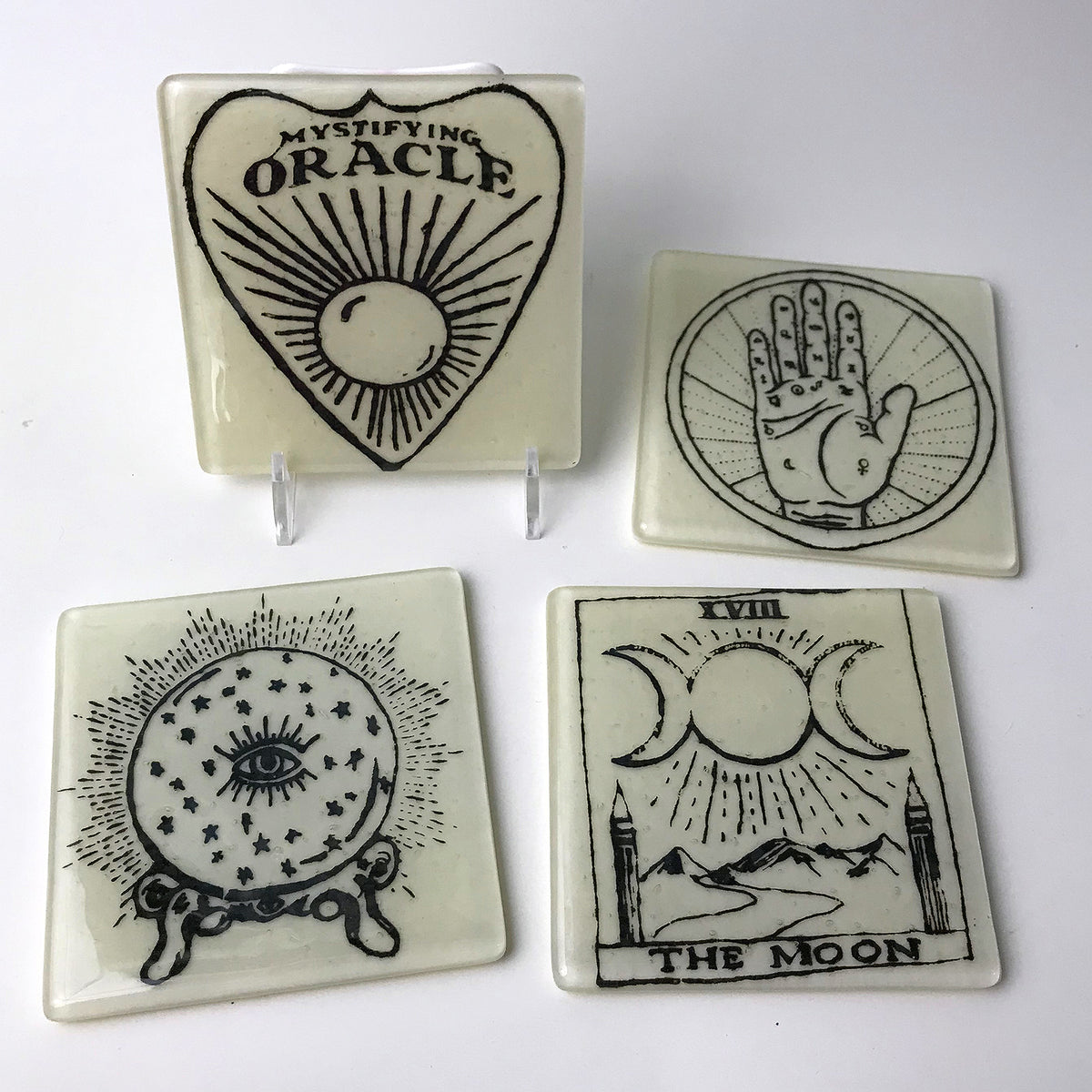 Witchy Coaster 4-pack Series 1 – Kiku Handmade